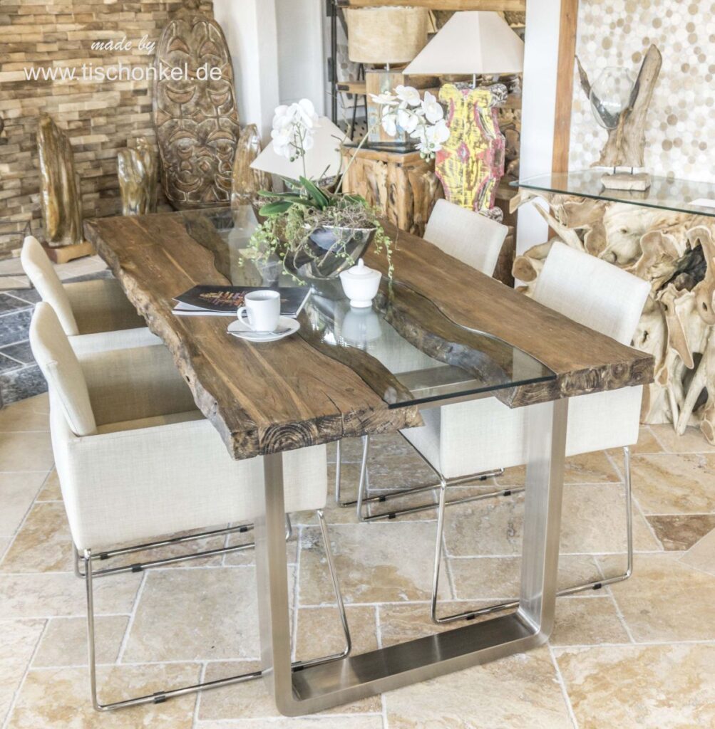 Designer Esstisch aus Holz "Serie Old Elements" | Esstisch & Couchtisch ...