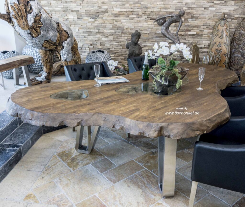 Dining table "Fusion" made of wood from GERKEN Wohndesign | Buy dining ...
