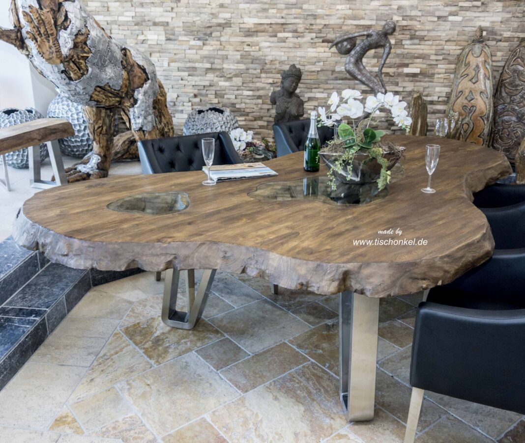 Dining table "Fusion" made of wood from GERKEN Wohndesign | Buy dining ...