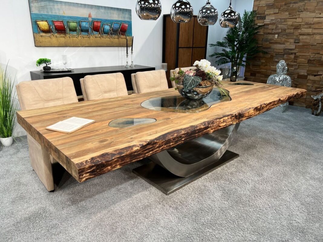 Solid wood dining table | Solid design for your home